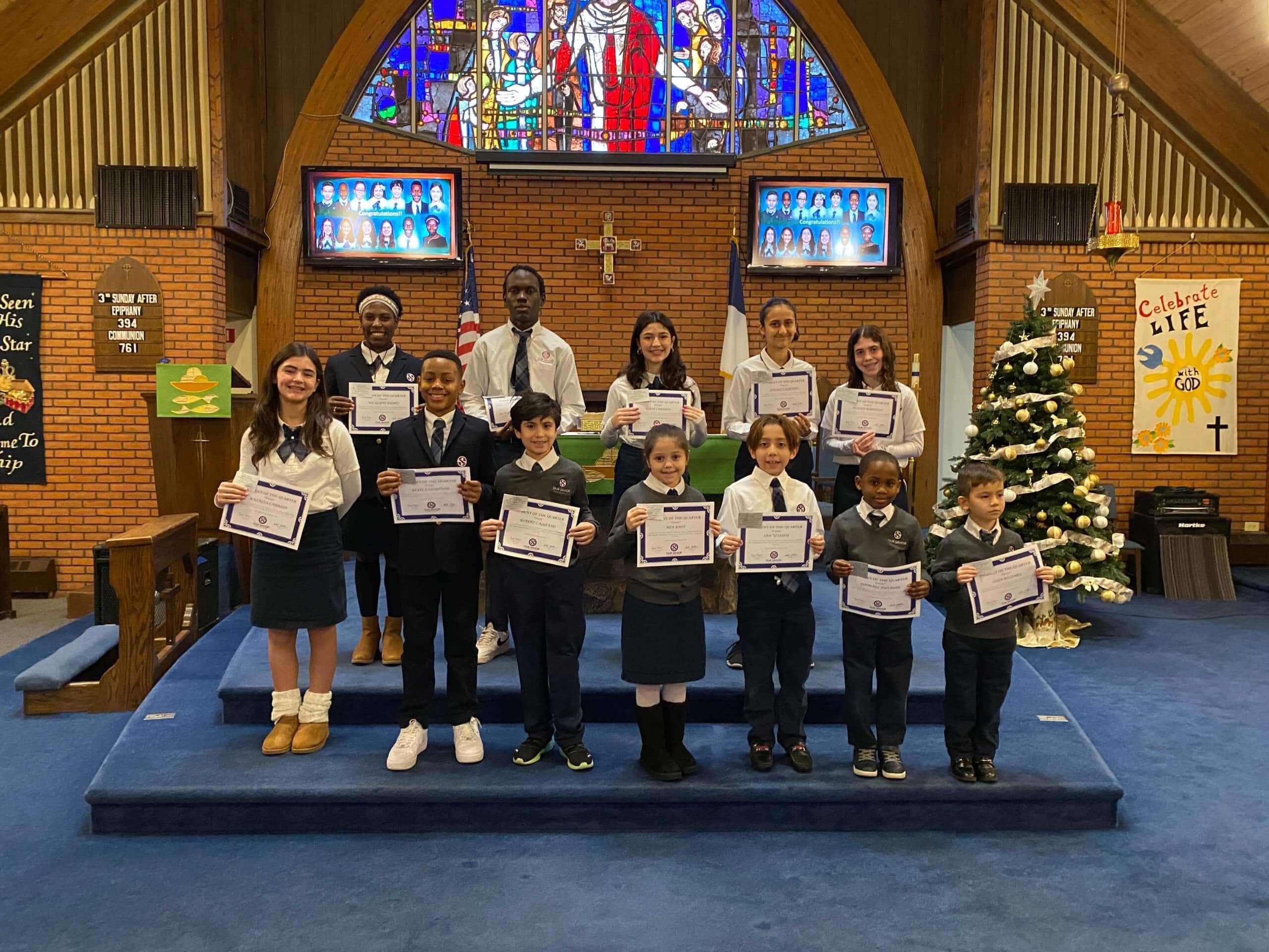 OSNAS Awards Students of the Quarter for “Family” – Our Savior New ...